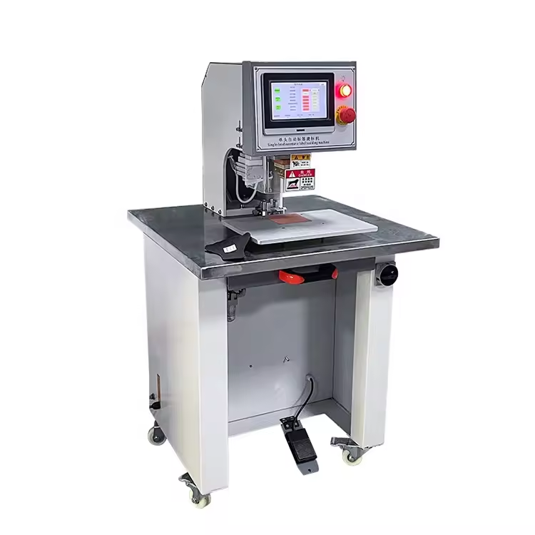 Double Station Shoe Tongue Marking Machine | High-Precision Shoe Branding